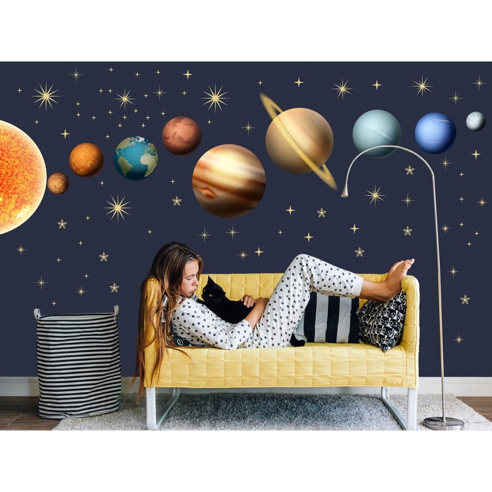 Solar System Vinyl Decals